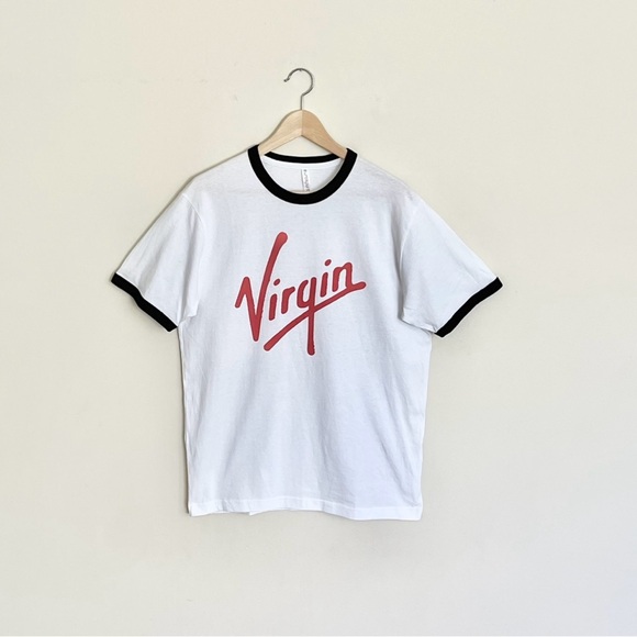 Virgin | Shirts | New Vintage Virgin Records Airlines Graphic White ...